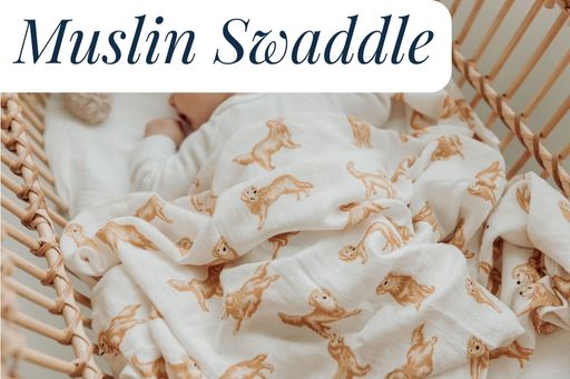 Muslin Bamboo Swaddles | Organic Cotton Baby Wraps – Smitten Bub Co.