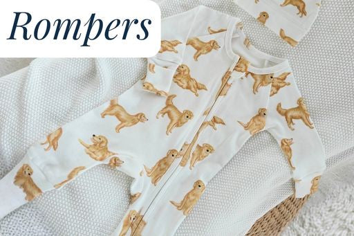 All-Day Comfort Full Zip Rompers | Babies & Toddlers – Smitten Bub Co.